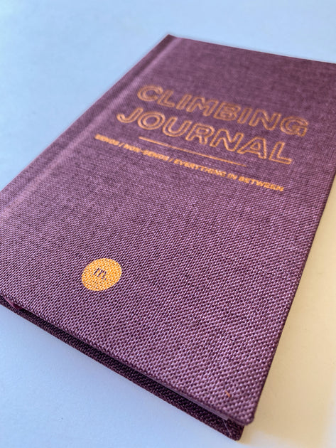 Rock Climbing Journal - Hardcover - Elderberry