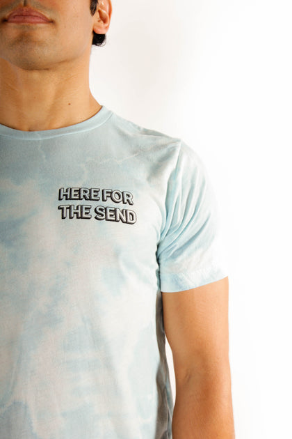 Here For The Send - Men/Unisex Hand Tie-Dyed Shirt